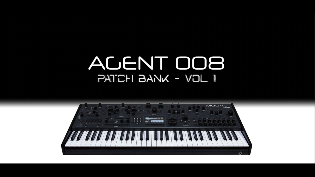Agent 008 Patch Collection Modal Electronics 008 - YouTube