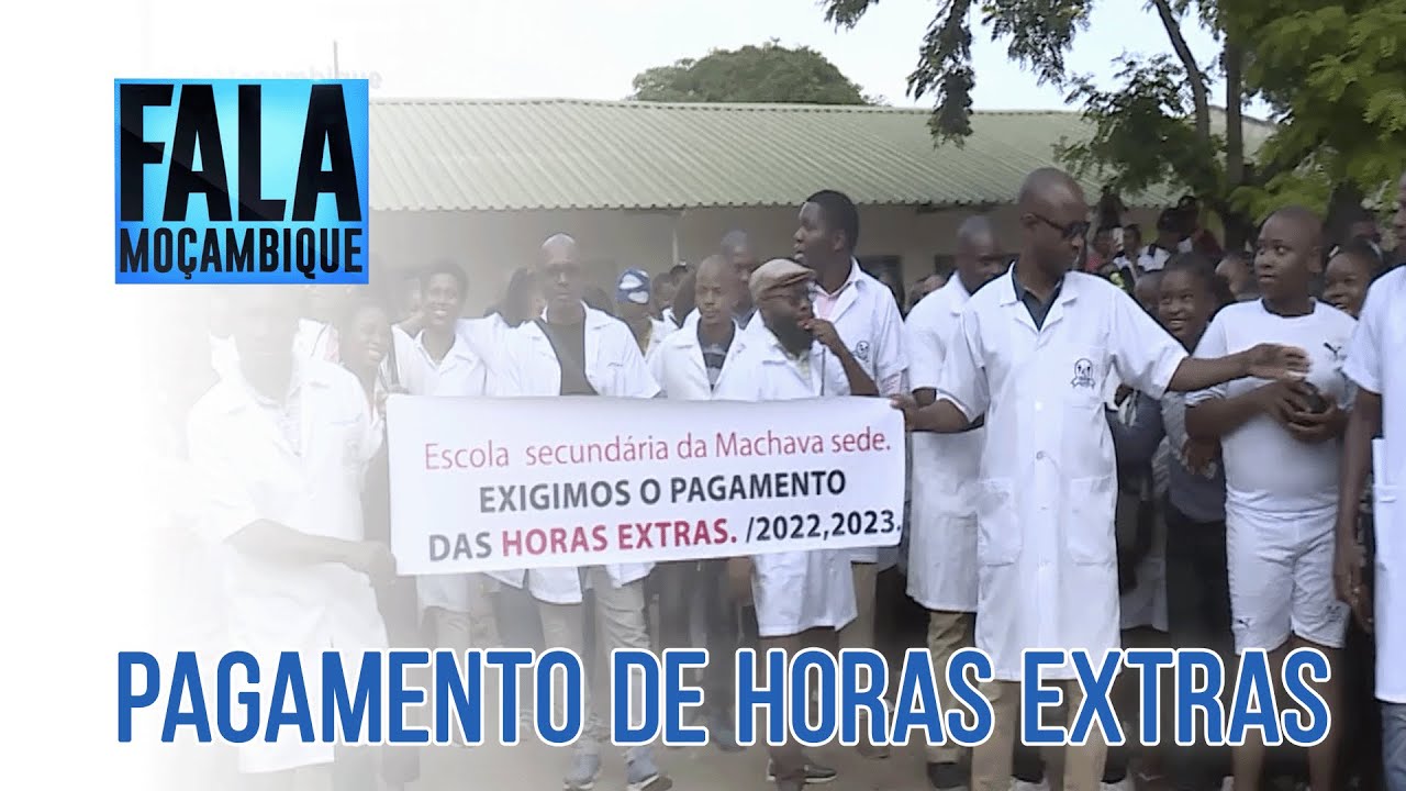 Professores da Escola Secundária da Machava Sede paralisaram aulas exigindo o pagamento ...