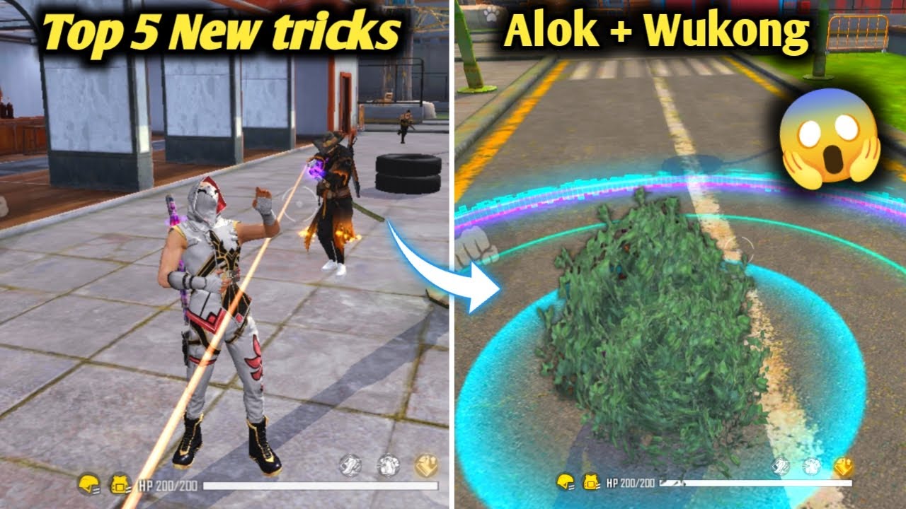 TOP 5 SECRET TRICKS IN FREE FIRE / NEW TIPS AND TRICKS - GARENA FREE ...