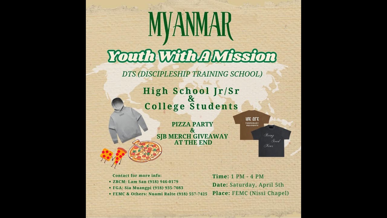 MYANMAR - Youth With A Mission (Discipleship Training School) - YouTube