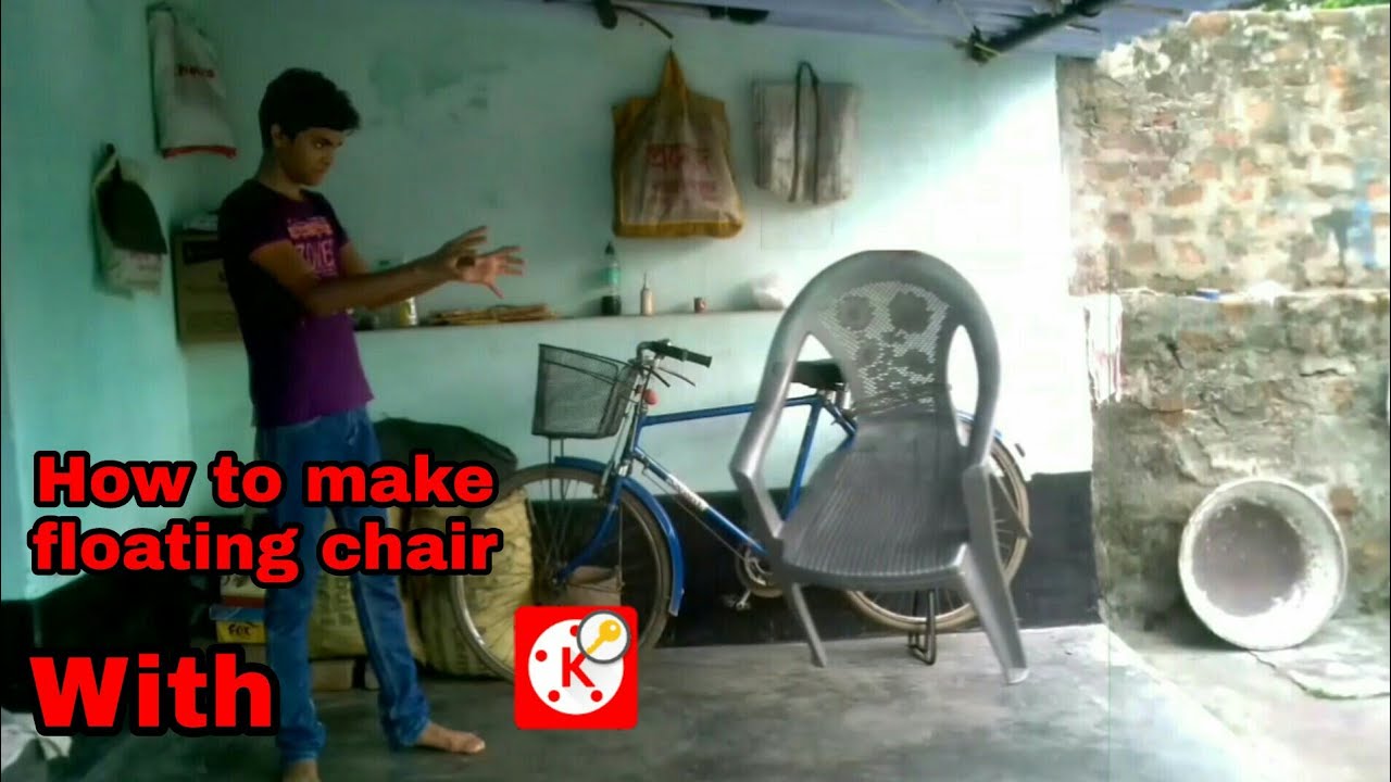 How to make floating chair with kinemaster - YouTube