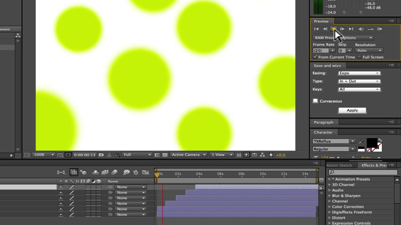 After effects - tv show intro -scale and position - YouTube