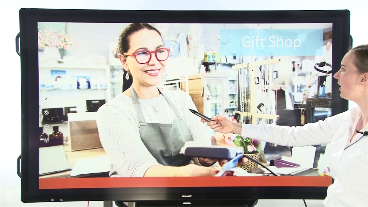 SHARP Pen Software 3.6 on the 4K AQUOS BOARD® Interactive Display ...