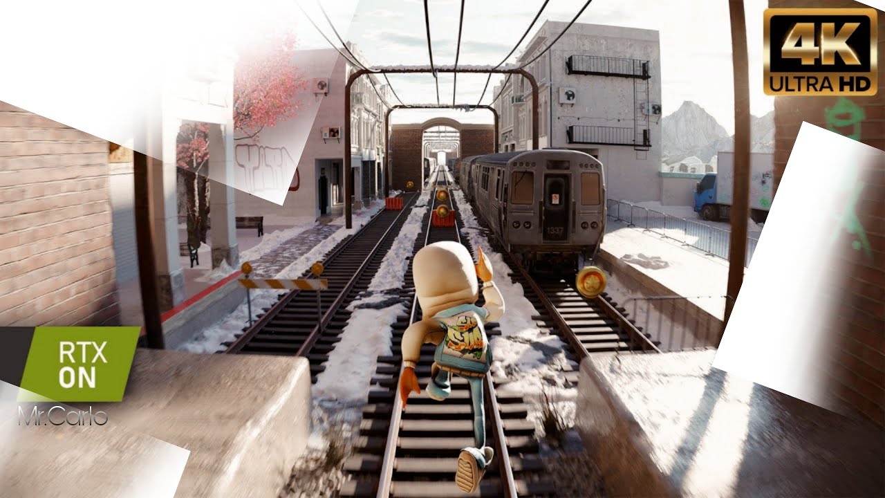 Subway Surfers Trailer RTX ON [ 4K ] - YouTube