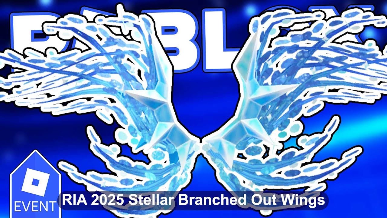 How to Get the STELLAR BRANCHED OUT WINGS | RIA 2025 Roblox Event Guide ...