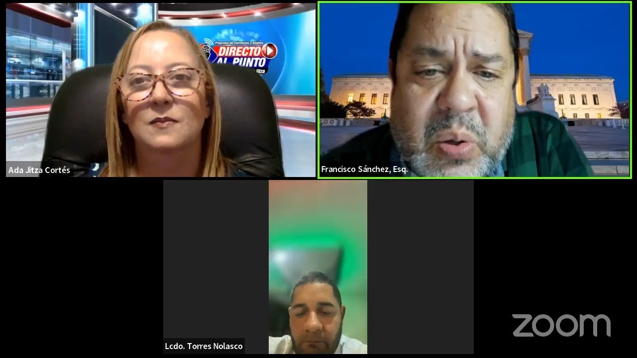 ANÁLISIS: "Directo a la Justicia" con el Lcdo. Francisco Sánchez, y ...