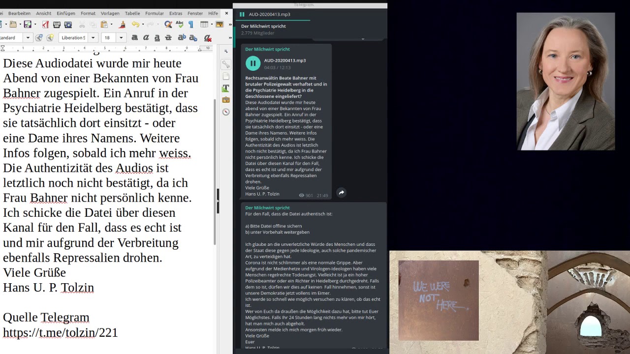 Rechtsanwältin Beate Bahner wegen „Verwirrung" zwangsweise in die ...