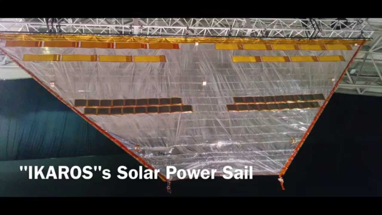 "IKAROS"s Solar Power Sail "イカロス"ソーラーセイル - YouTube