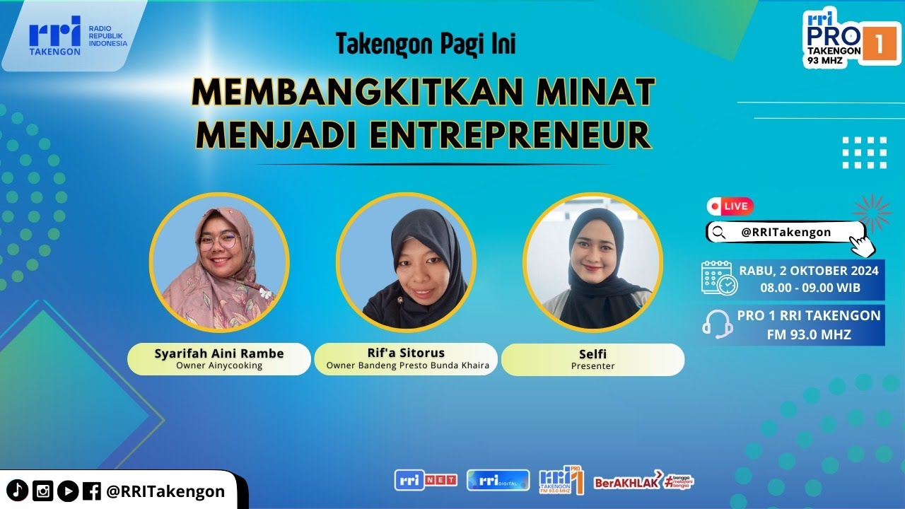 DIALOG TAKENGON PAGI INI RRI TAKENGON || RABU, 2 OKTOBER 2024 - YouTube