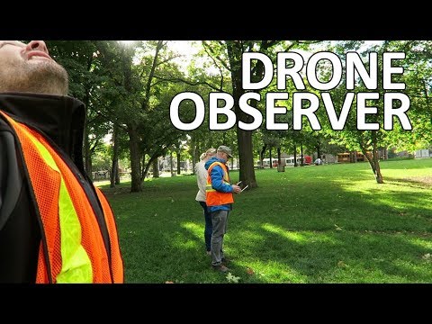 Job as a drone (visual) observer - YouTube