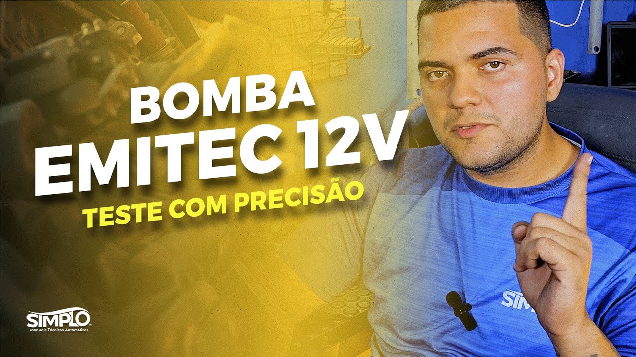 Teste da Bomba EMITEC 12V : Simplifique com a Simplo - YouTube