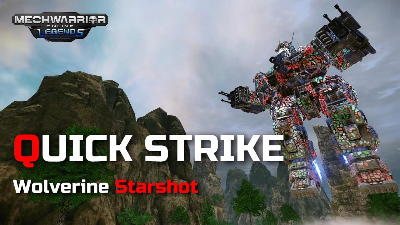 High Mobility LGD Wolverine Skirmisher | Mechwarrior Online (MWO) - YouTube
