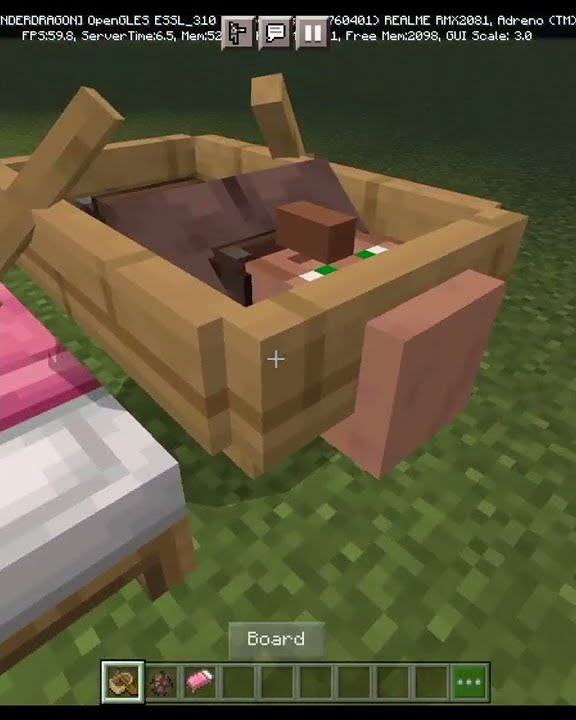 How to put sleeping villager on ground in Minecraft - YouTube