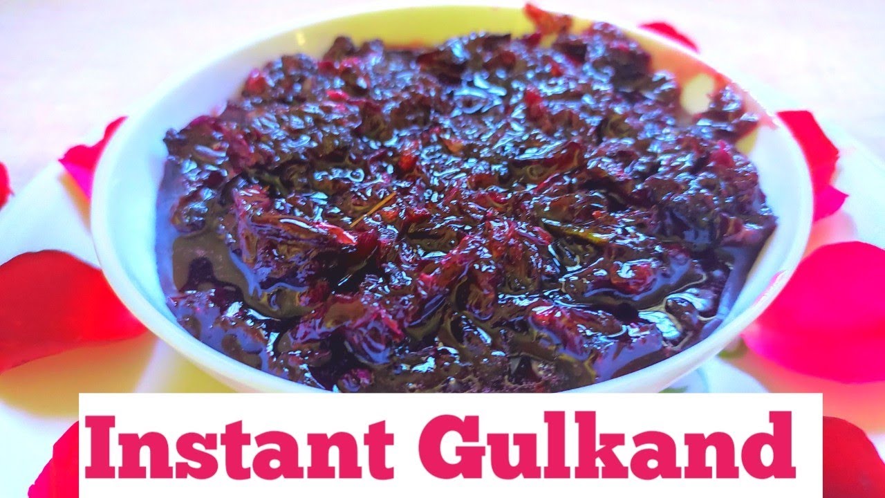 Instant gulkand- homemade gulkand recipe- holi special recipe- market ...