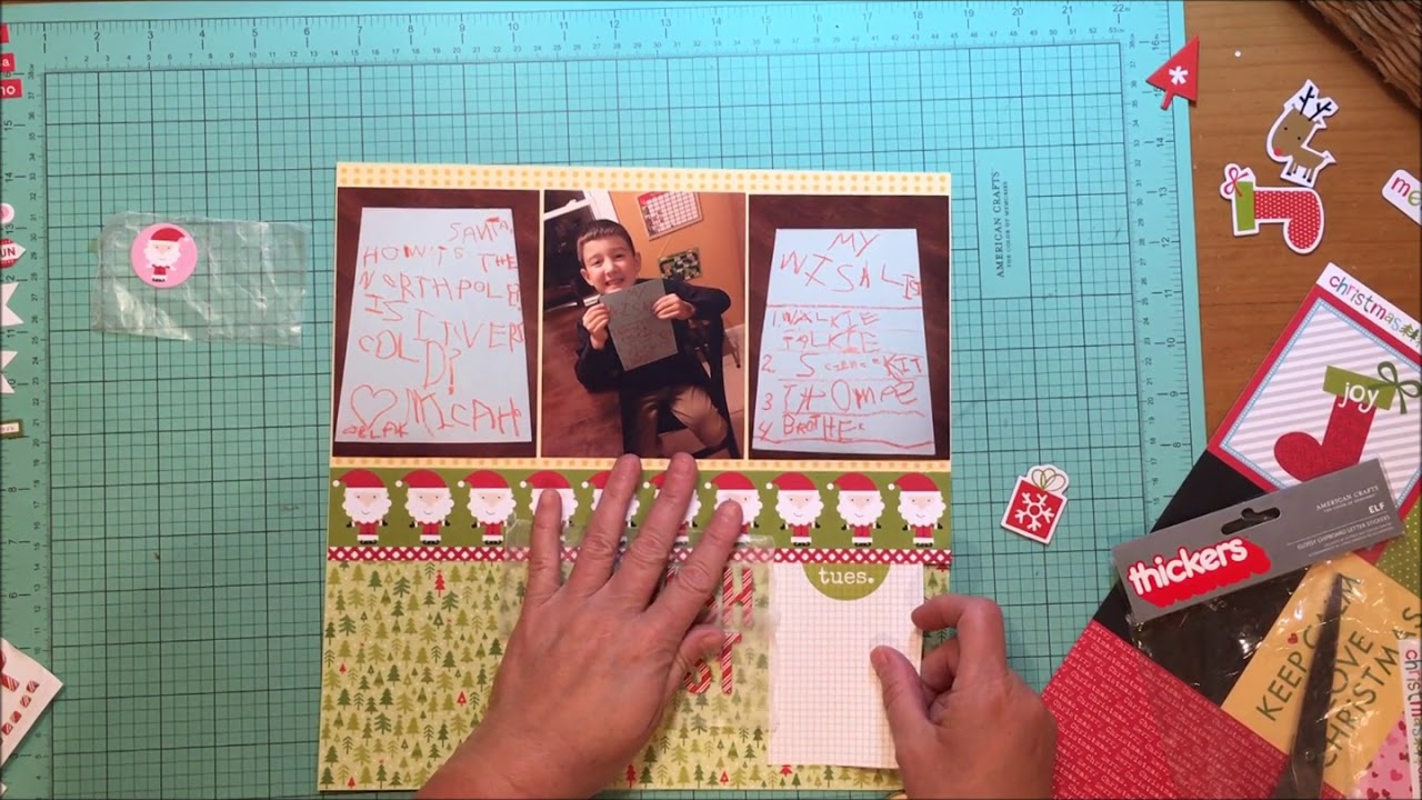 Scrapbook Process #217 Wish List - YouTube