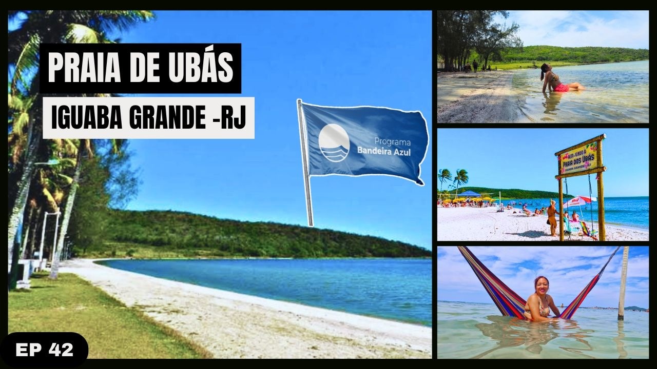 Conheça a Praia de Ubás em Iguaba Grande/RJ│Praia Lagunar com Águas ...