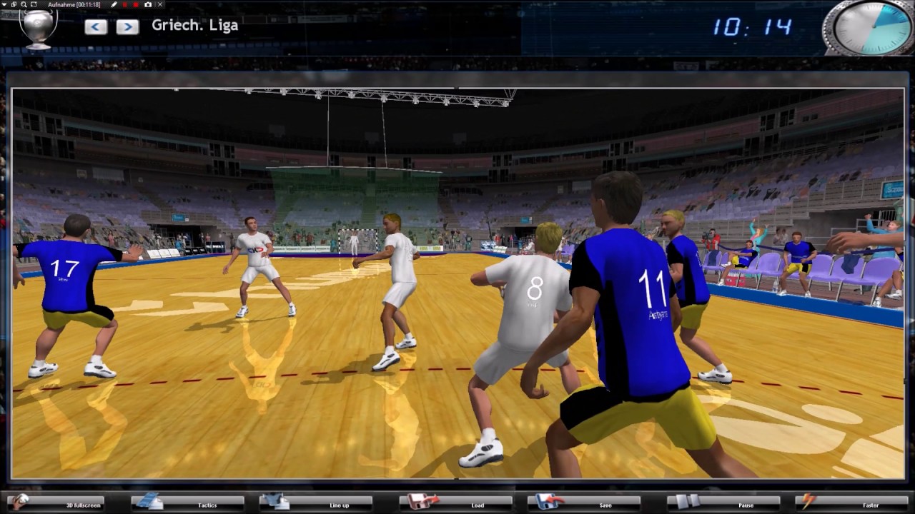 Handball Manager TEAM Ingame Video - YouTube