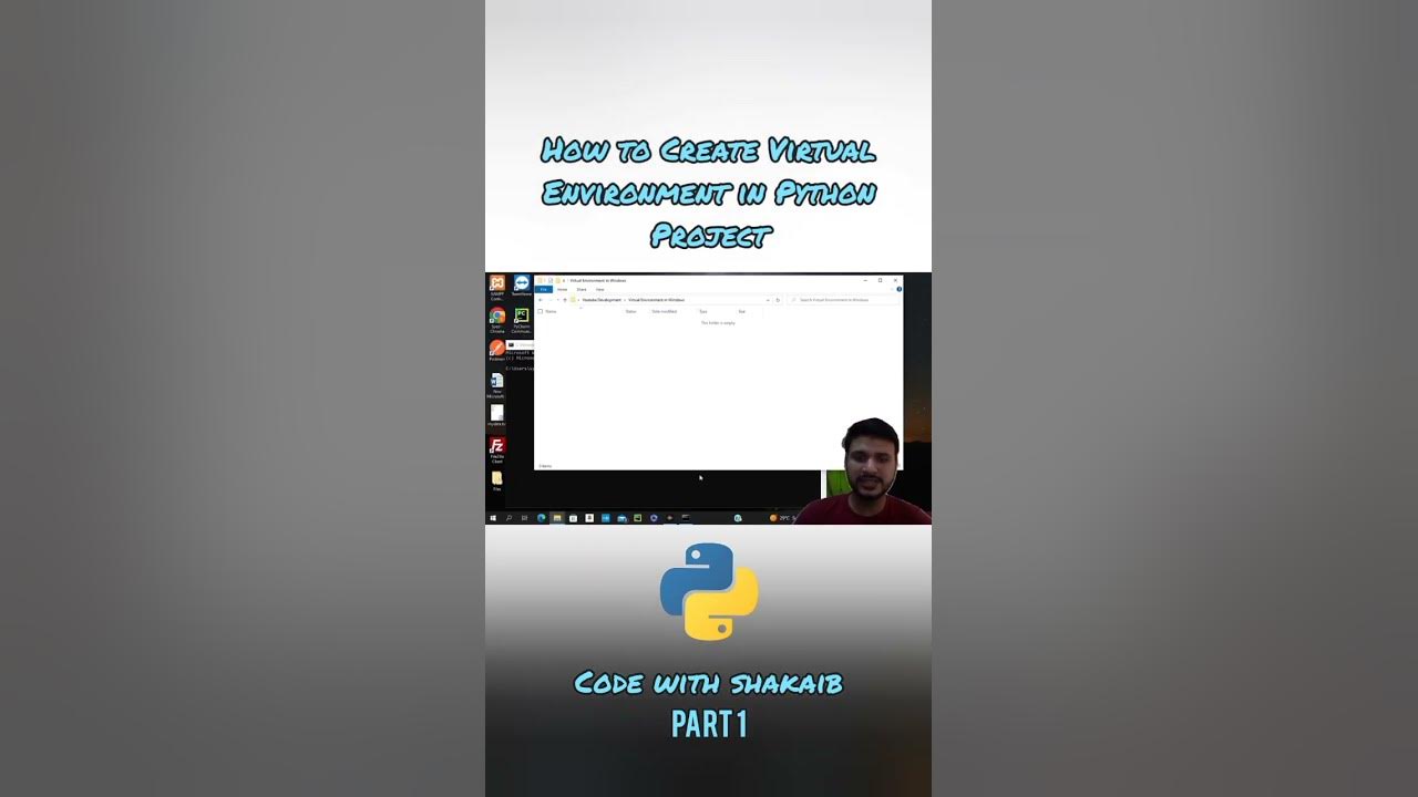 How To Create Virtual Environment In Python Programming Part 1 Python Programming Code