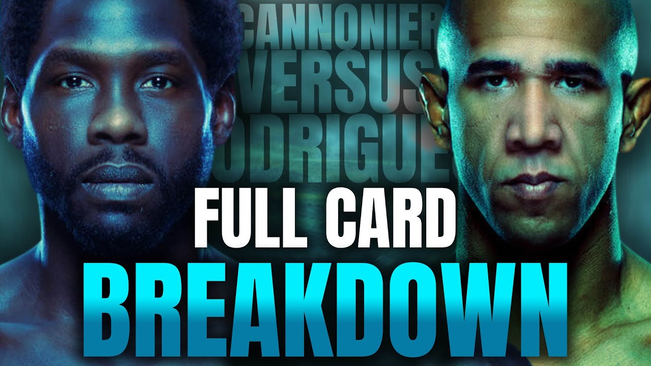 UFC Full Card Breakdown - Fight Night Cannonier vs Rodrigues - YouTube