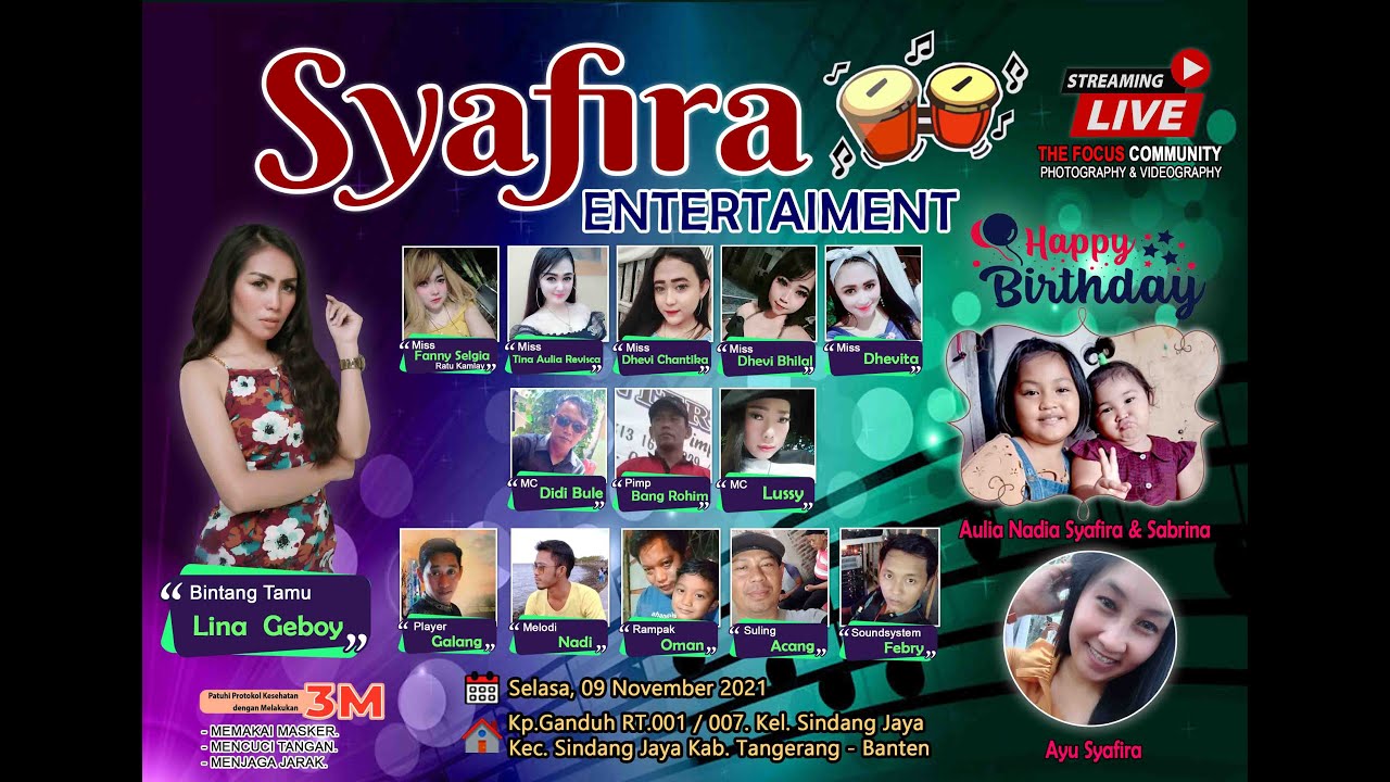 Anniversary AULIA NADIA SYAFIRA & SABRINA anak dari Ibu.Miss Ayu ...