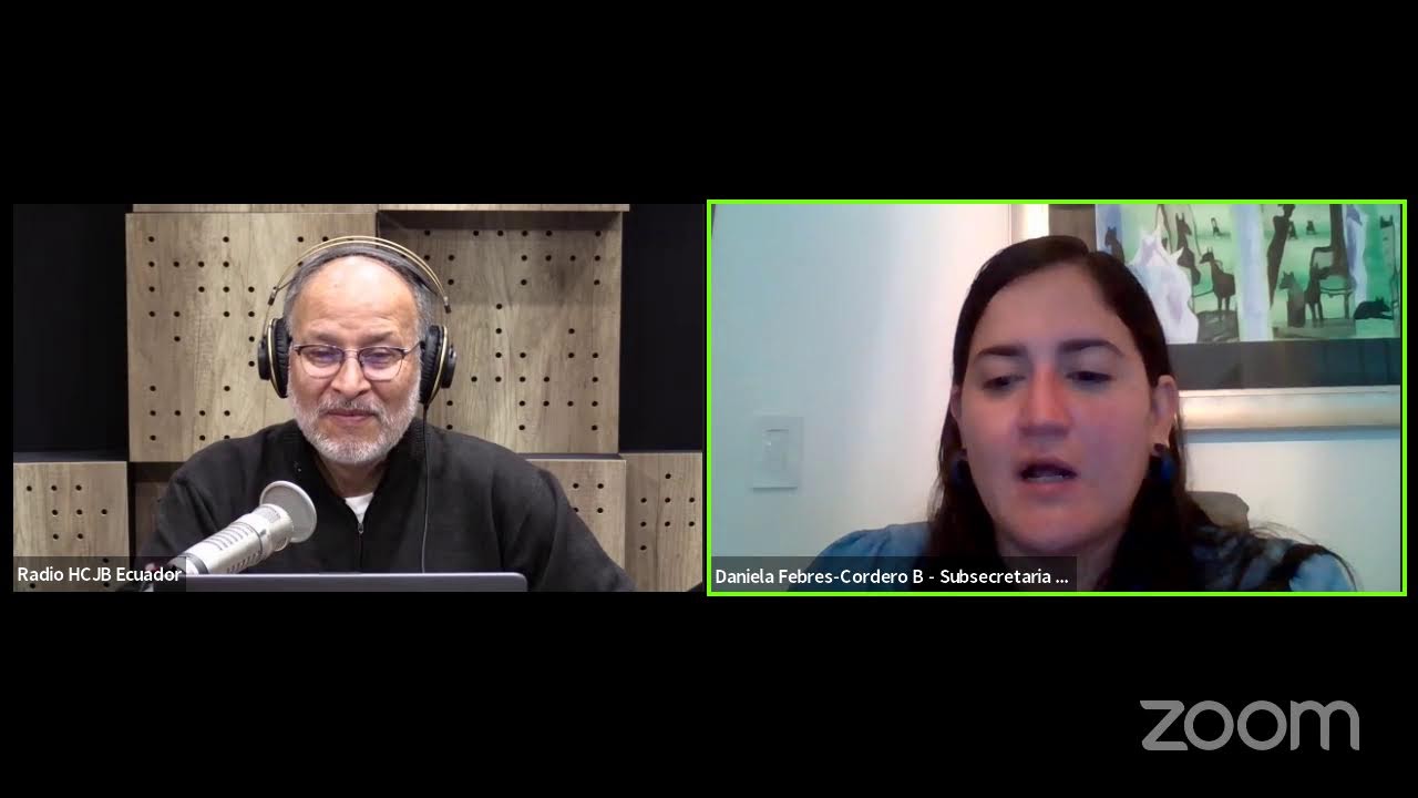 En HCJB NOTICIAS Daniela Febres Cordero, Subsecretaria de Educación del ...