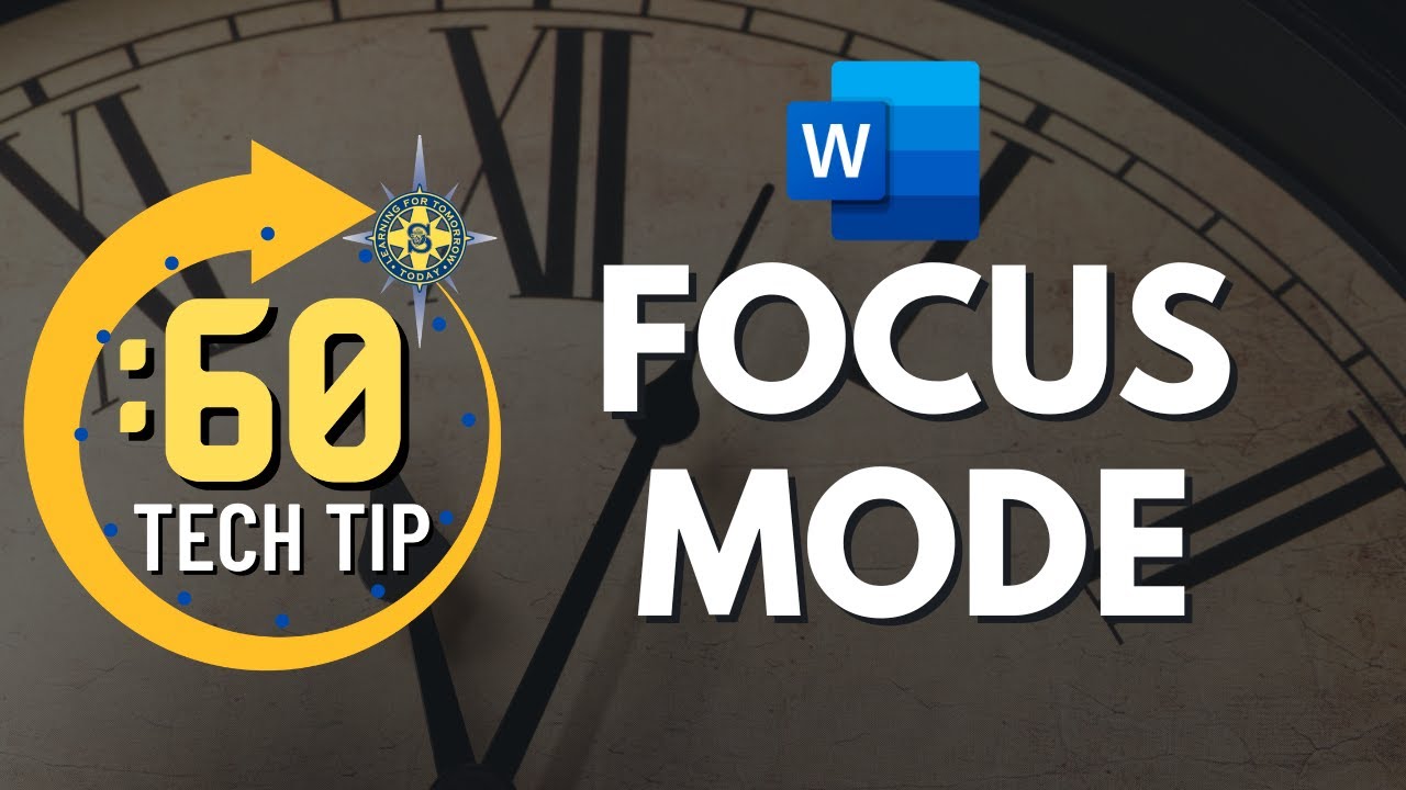 How to Use Focus Mode in Microsoft Word - YouTube