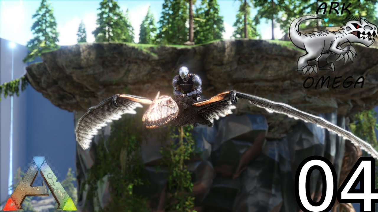 GETTING MY FIRST FLYING TAME IN ARKS BIGGEST MOD | ARK OMEGA Modded ...