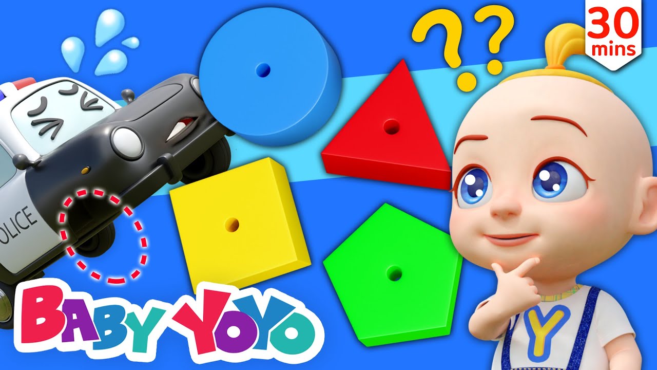 Where's my Wheel? | Cartoons for Kids | Construction Vehicle | Baby ...
