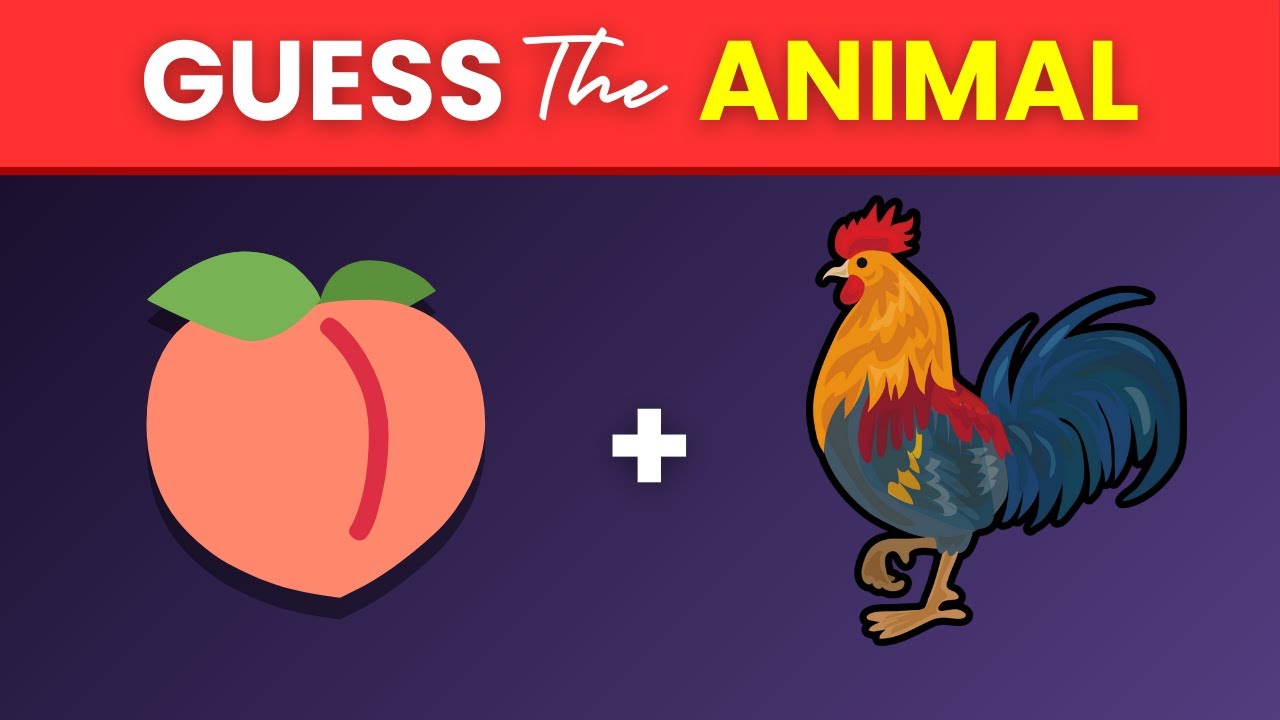 Guess the ANIMAL by Emoji, Question and Riddle? 🐬 - YouTube