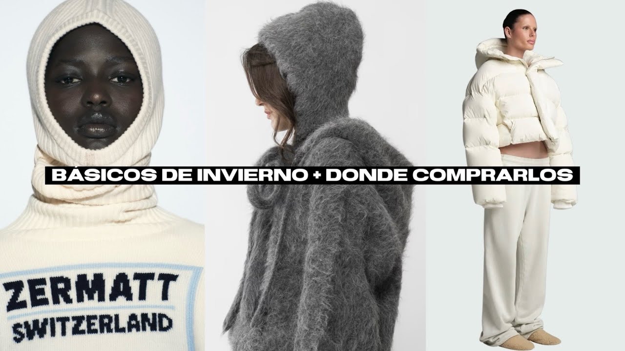 BASICOS DE INVIERNO + DONDE COMPRARLOS - YouTube