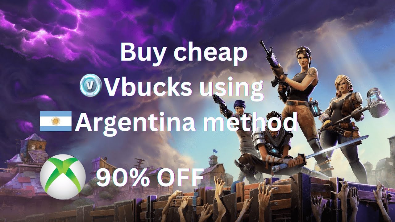 How to get cheap vbucks using Argentina method 2024 - YouTube