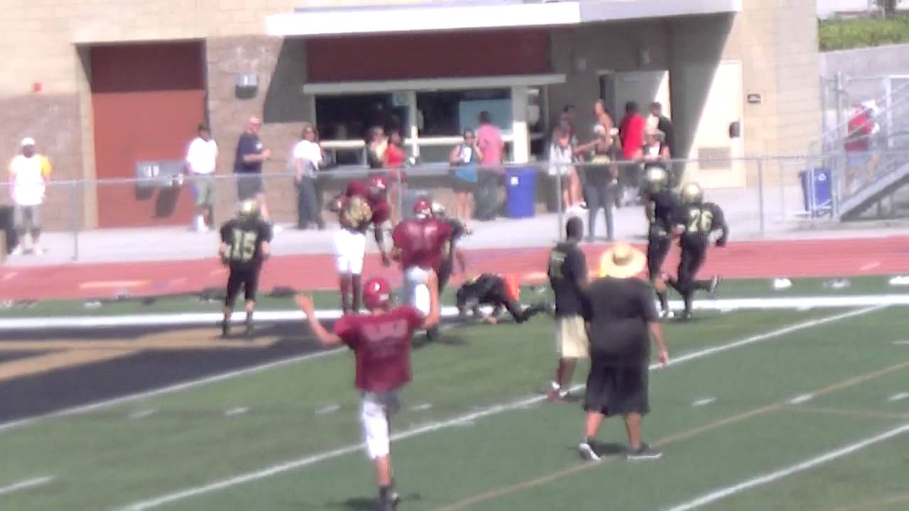 Colton high school football freshman DeAndre Graham - YouTube