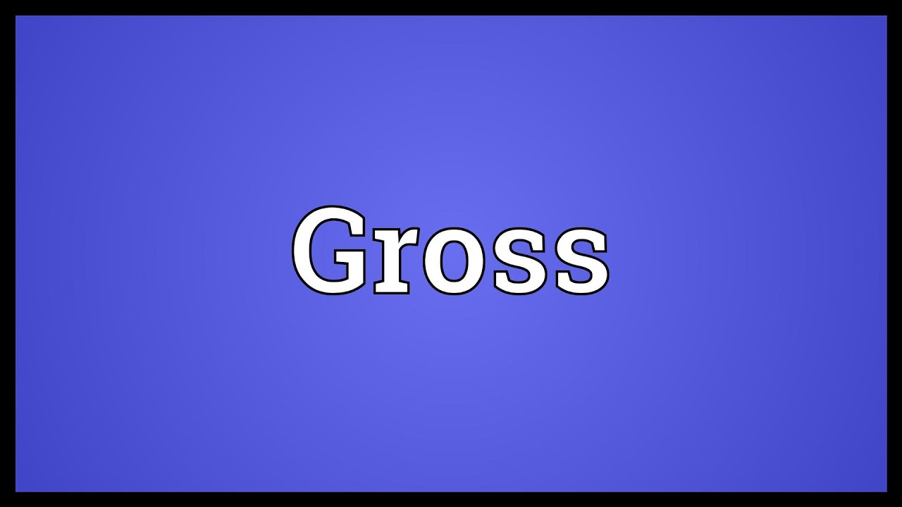 Gross Meaning YouTube gross-meaning-youtube