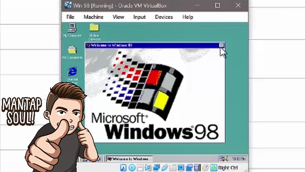 TUTOR Virtualbox | cara instal sistem operasi windows 98 di virtualbox ...