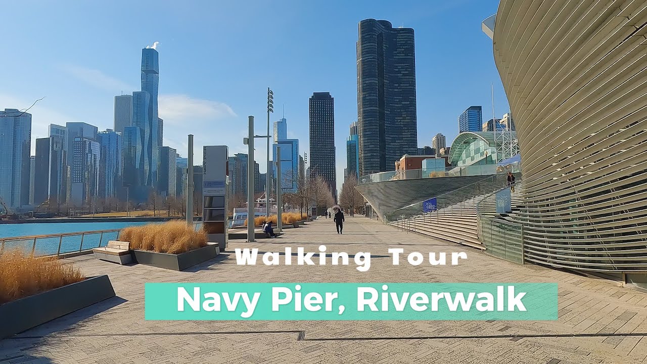 Navy Pier | Riverwalk | Chicago Walking Tour | 4K - YouTube