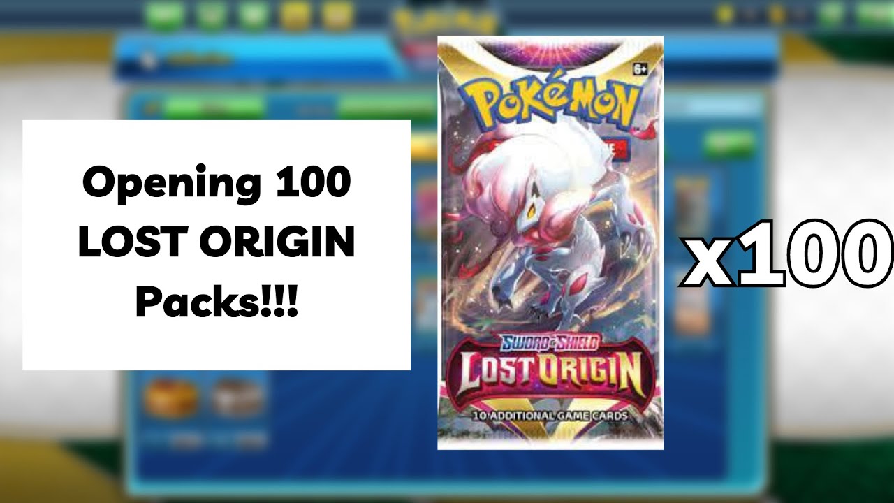 Opening 100 LOST ORIGIN Packs- My best pulls ever?!?! - YouTube