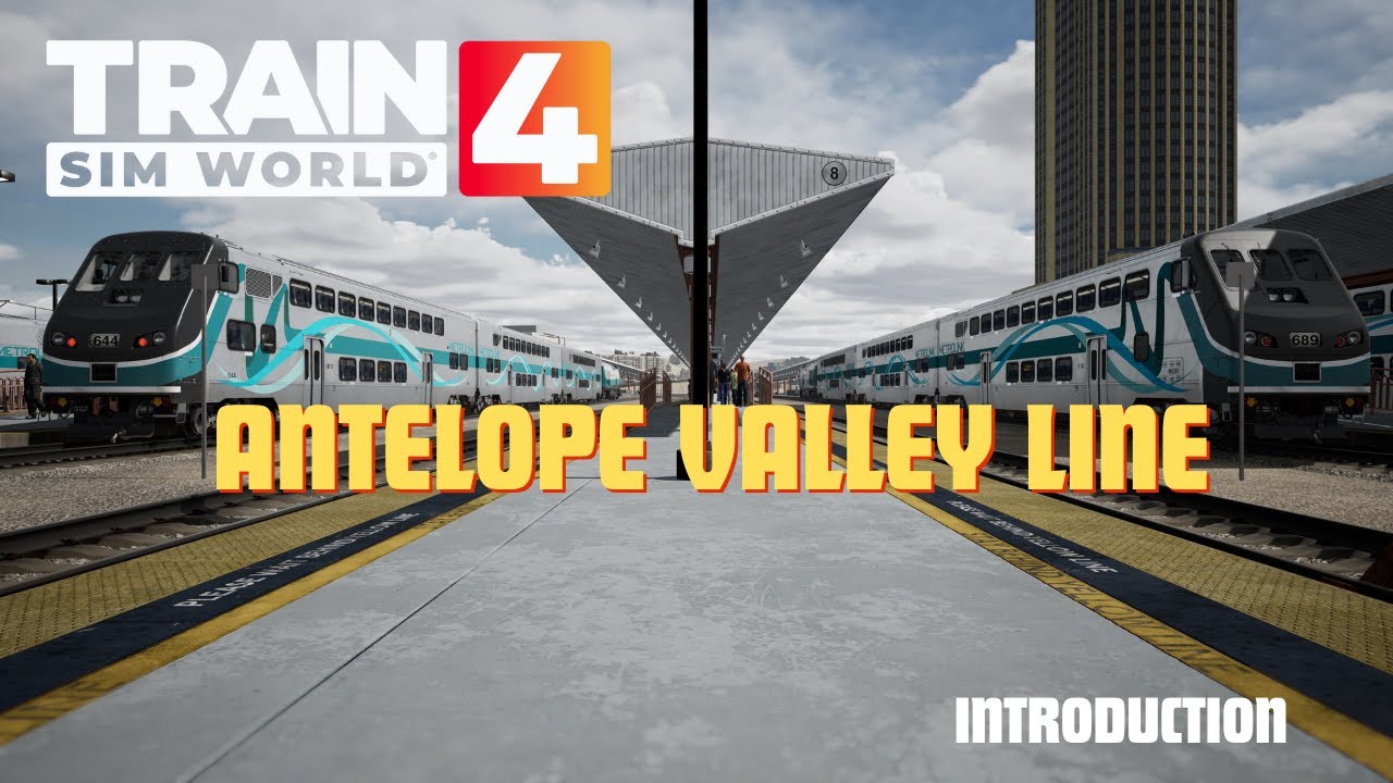 Train sim world 4. Antelope Valley Line. Introduction. EMD F125 - YouTube