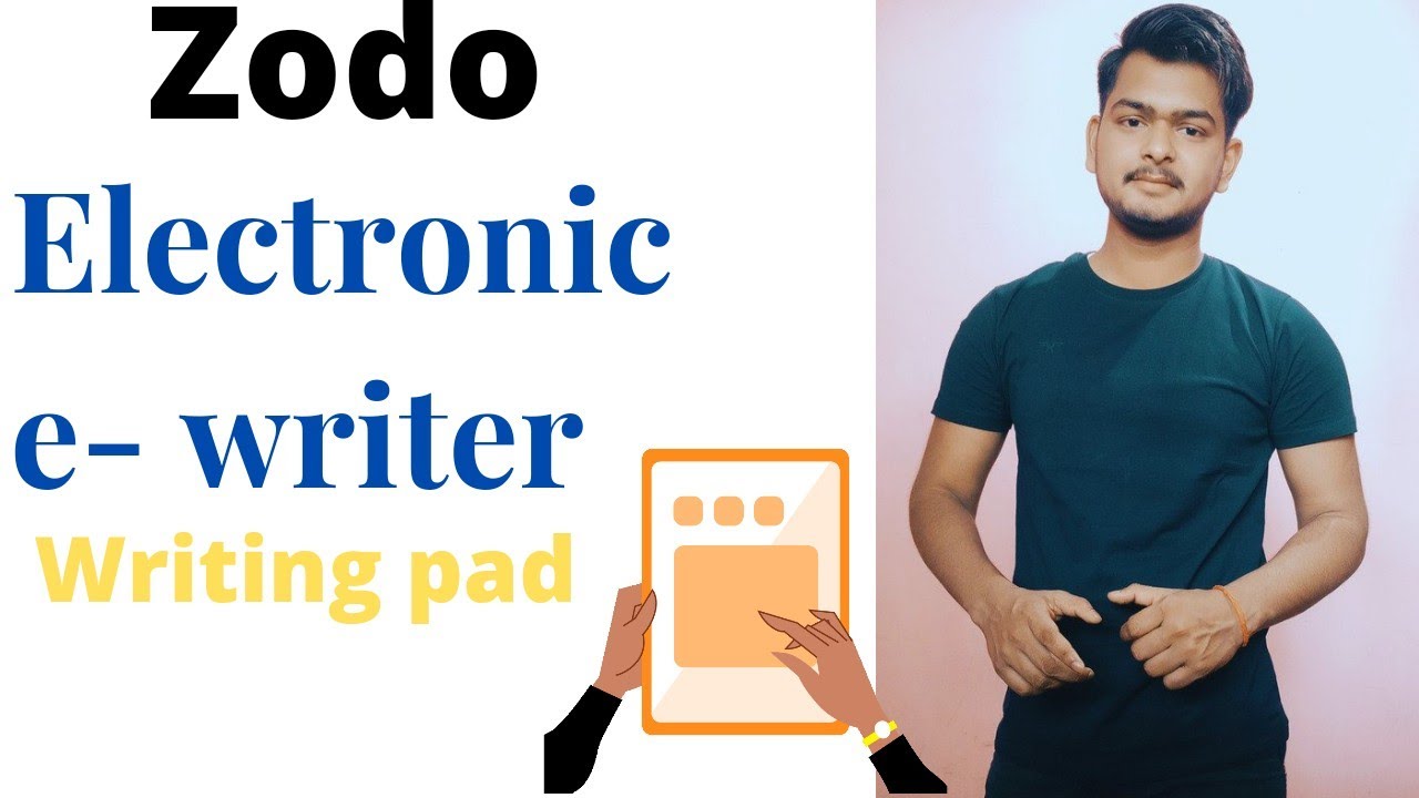 lcd writing tablet review - YouTube