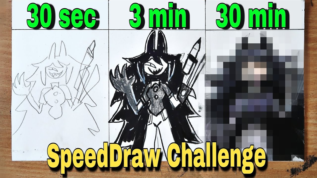 Drawing Miss Circle in 30 sec, 3 min, 30 min | Fundamental Paper ...