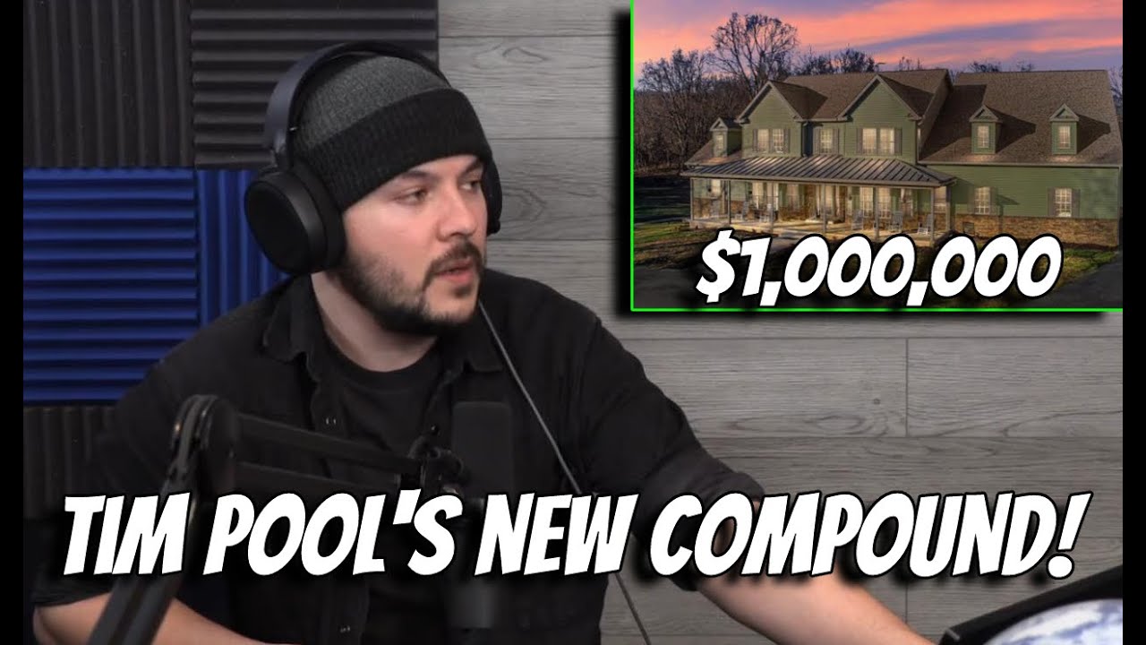 Inside TIM POOL'S MILLION DOLLAR compound (mansion) in the MIDDLE of ...