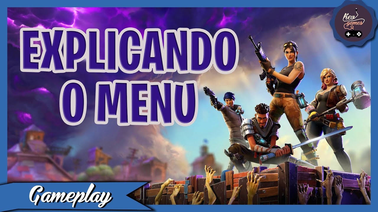 Guia para Iniciantes - Explicando o Menu - Fortnite - YouTube
