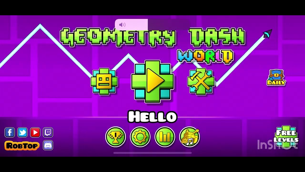 Playing Levels on GD World Pt. 1 - YouTube