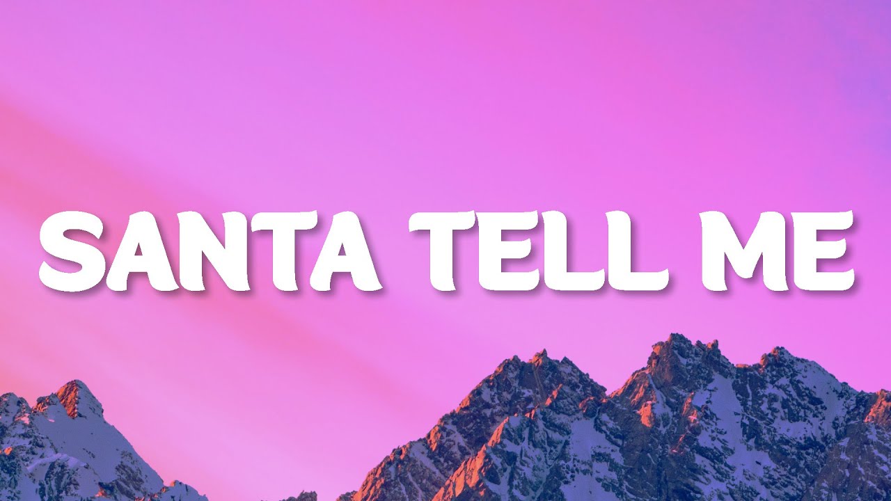 Ariana Grande - Santa Tell Me (Lyrics) - YouTube Music