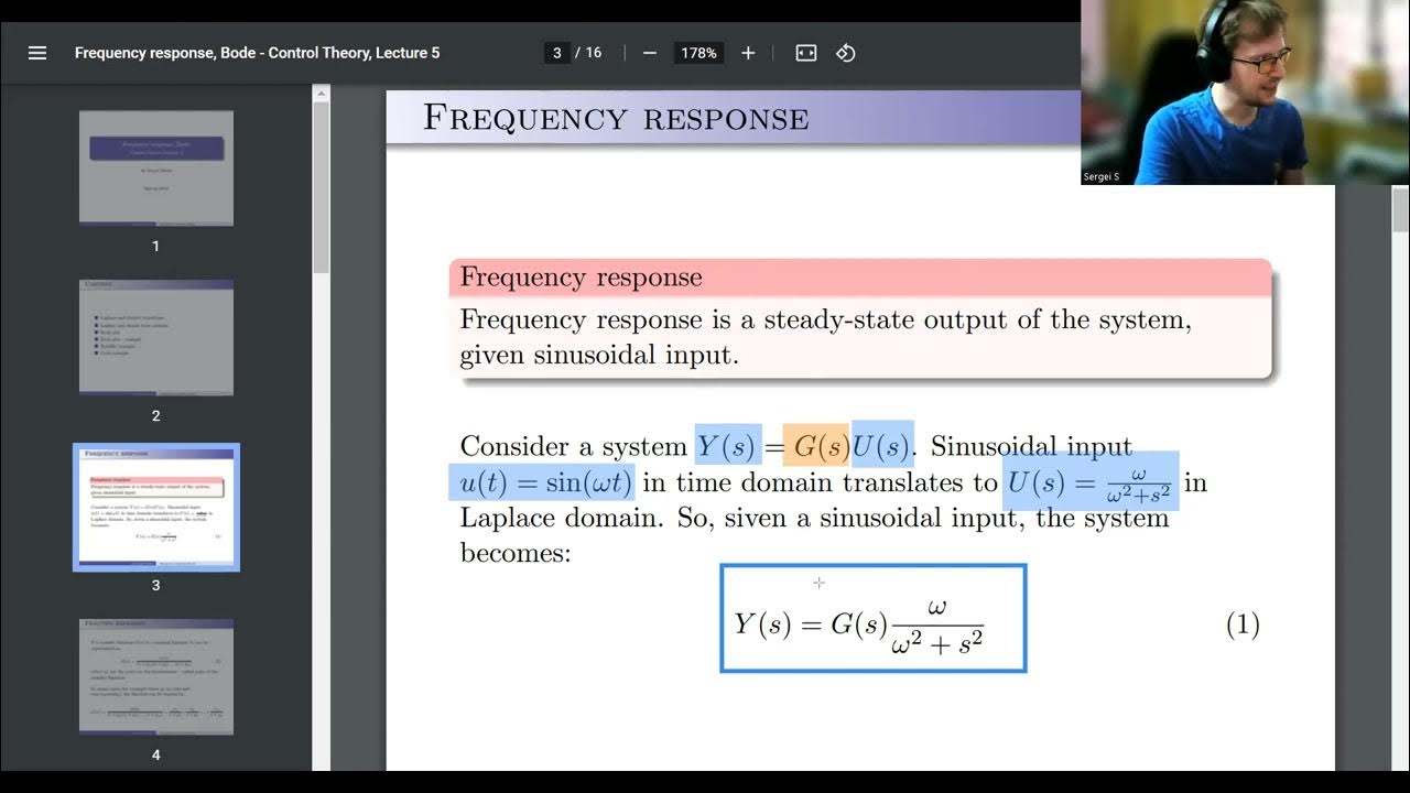 Bode plot | Control Theory | Lecture 5 - YouTube