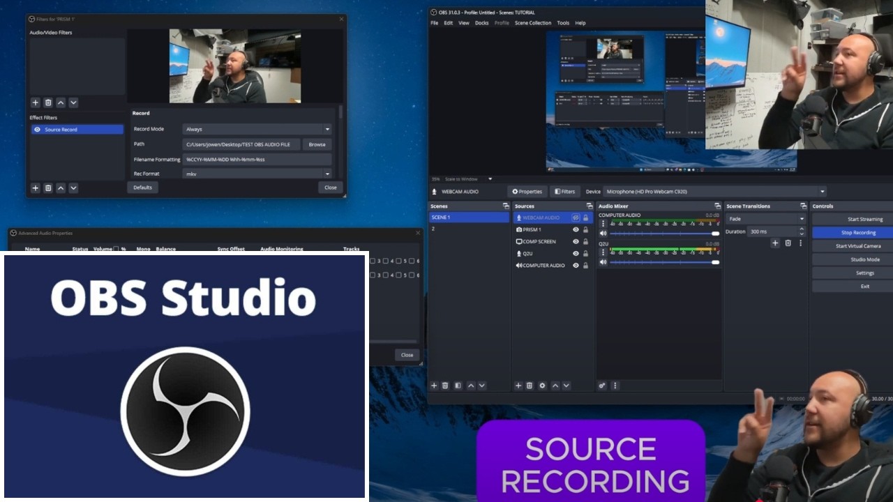 How to Screen Record Your Camera Without Being On Screen (OBS Hack!) - YouTube