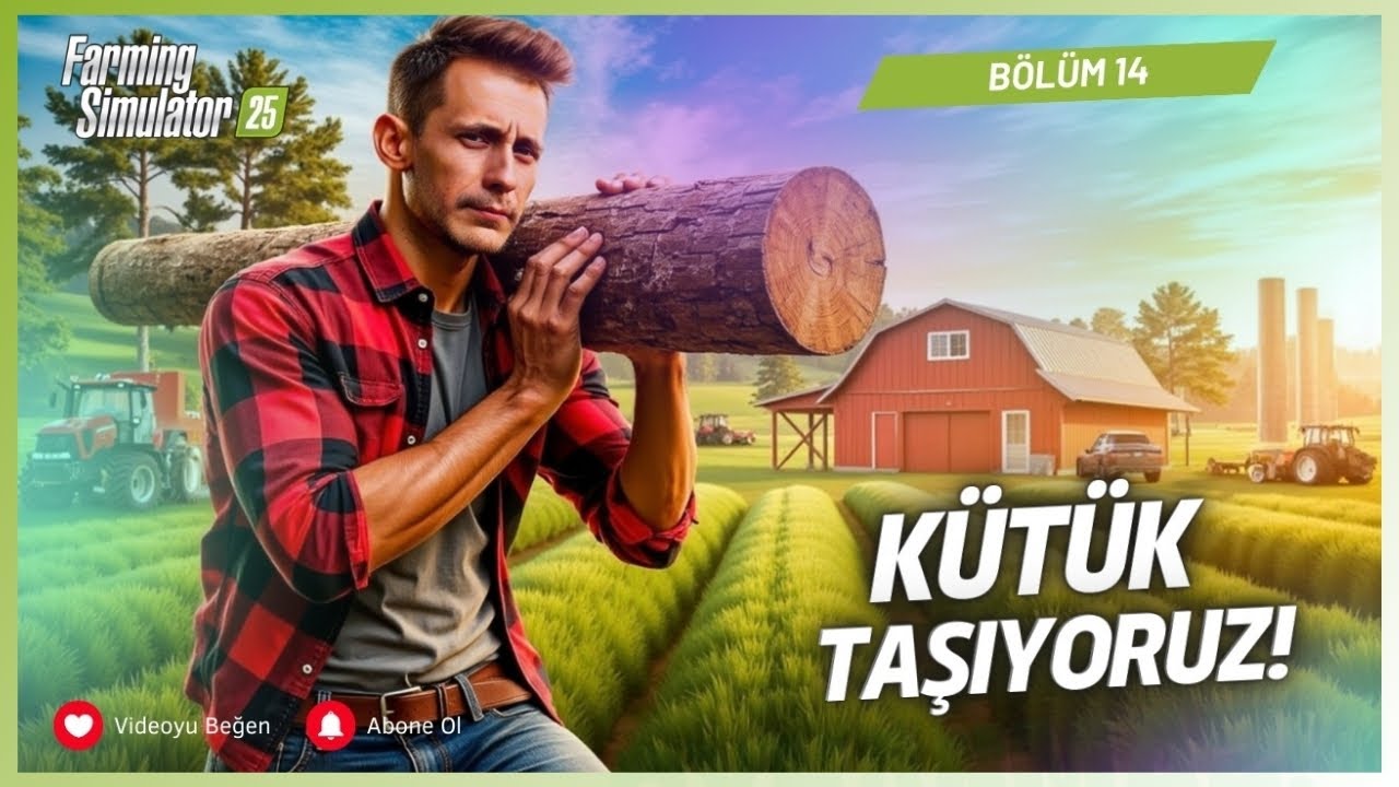 FARMING SIMULATOR 25 CROSSPLAY | BU MODLA AĞAÇ TAŞIMAK ÇOK BASİT ...