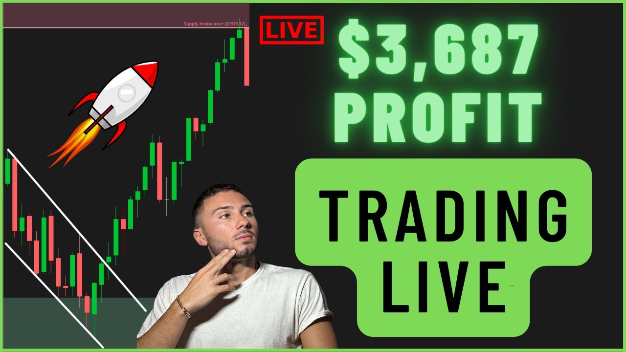 Live Trading - $3,687 Profit Trading /ES $SPY - YouTube