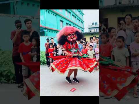 Lakhe dance performance || #shorts #lakhe