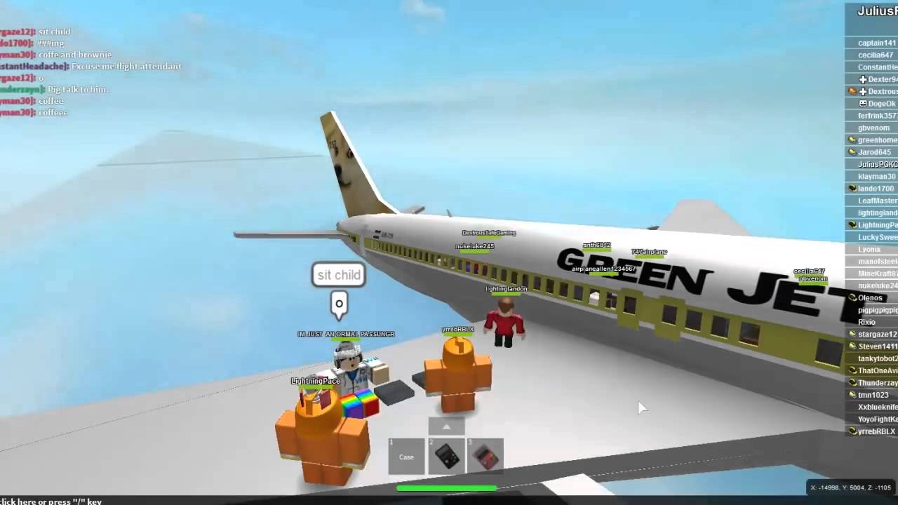 ROBLOX GreenJet Retro 757 Flight - YouTube