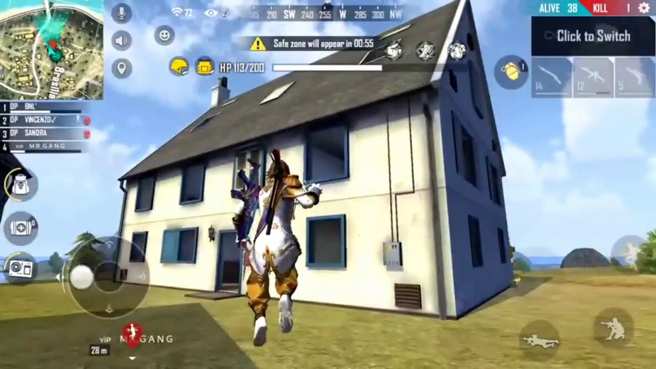 Free fire best shot gan game play|| only soth gun ||garena free fire ...